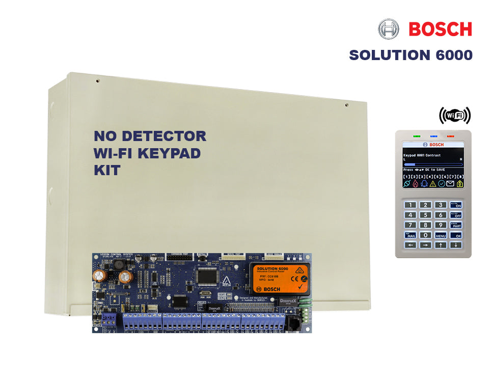 Bosch 6000 Alarm Kit, Wifi Keypad, Siren Kit, Plug Pack & Battery ...
